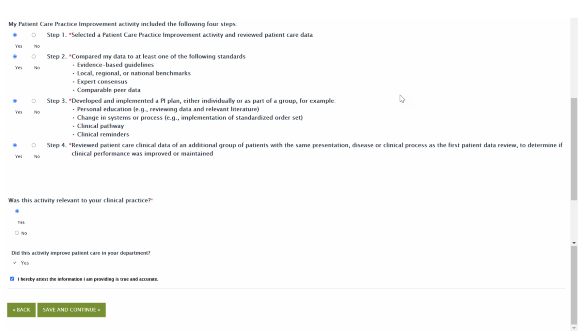 ABEM Improvement in Medical Practice (IMP) Attestation Process